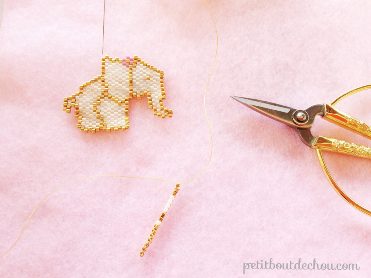 Freebie of the week: Beaded Elephant Origami Grid - Petit Bout de Chou