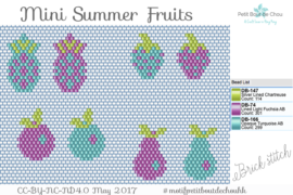 DIY Miyuki Mini Summer Fruits - Petit Bout de Chou